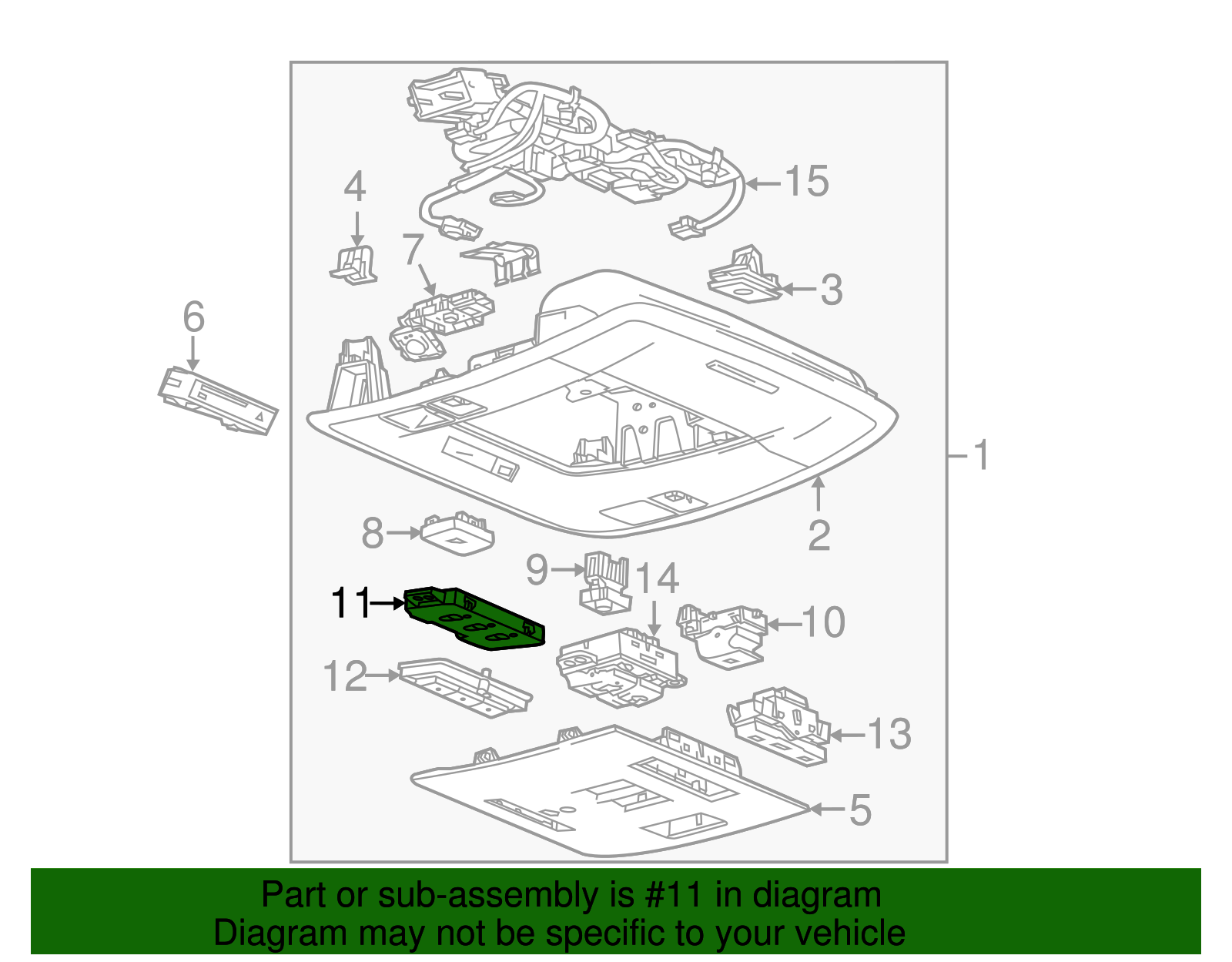 2015-2025 GM Garage Dr Opener 84084118 GM | GMPartsDirect.com