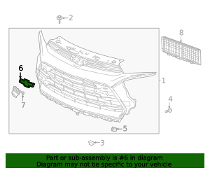 42777298 - Front Bumper/Grille Emblem 2016-2023 Chevrolet ...