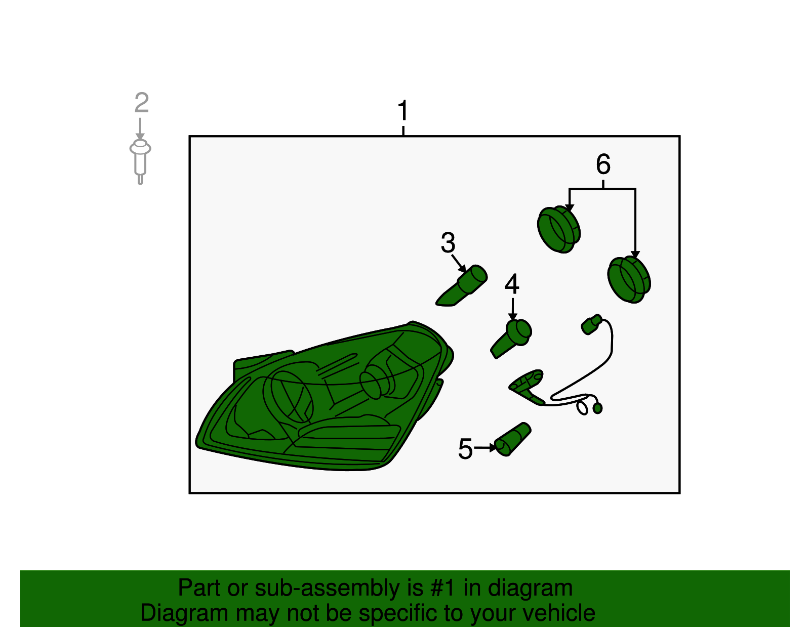 92102-2G080 - Headlamp Assembly 2008 Kia Optima | Kia.Parts Store