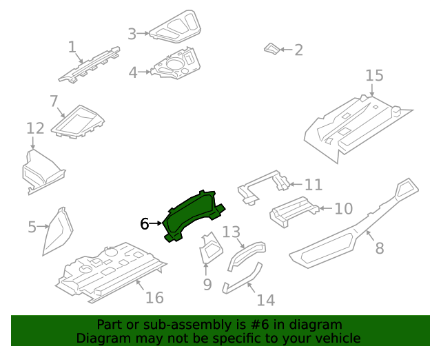 Genuine BMW 51-45-6-805-535 | Cluster Panel | FREE Shipping on Most ...
