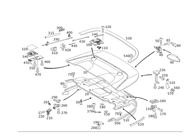 2004-2017 Mercedes-Benz Mount 209-757-02-27 | MB OEM Parts