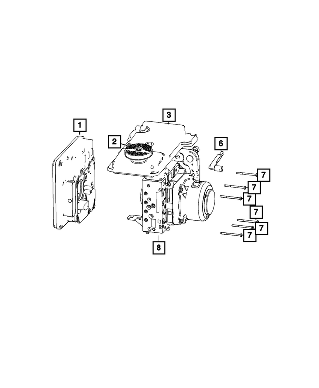 2022-2023 Jeep Wrangler Power Brake Booster 68568388AD | Mopar eStore