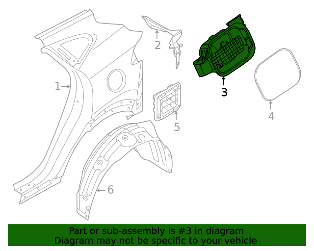 81595-CW000 - Fuel Filler Housing 2022-2024 Hyundai Tucson | AutoNation ...