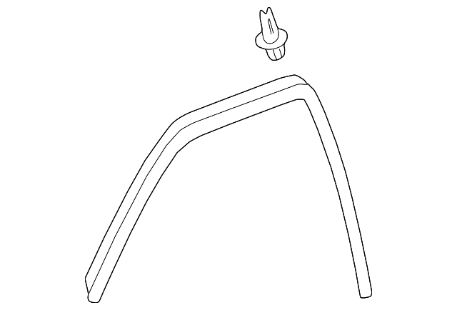 2000-2006 Toyota Tundra Frame Molding 75072-0C010 | Toyota Parts