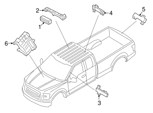 2015-2016 Ford F-150 Control Module FL3Z-15604-L | TascaParts.com