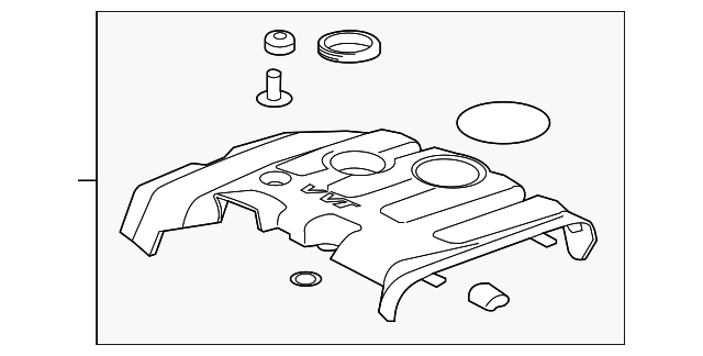 2013-2016 Cadillac ATS Engine Intake Manifold Cover 12670885 | GM OEM ...