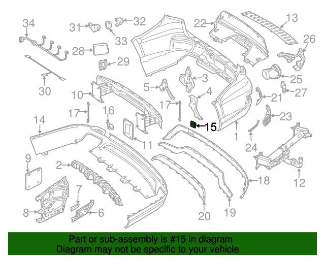 166-885-12-01 - Tow Bracket Cover 2013-2016 Mercedes-Benz | Mercedes ...