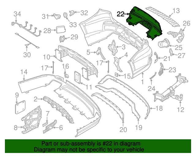 2012-2019 Mercedes-Benz Cover Grille 166-885-07-53 | Mercedes-Benz Parts