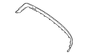 166-885-10-01 - Upper Molding 2013-2016 Mercedes-Benz | Mercedes-Benz ...