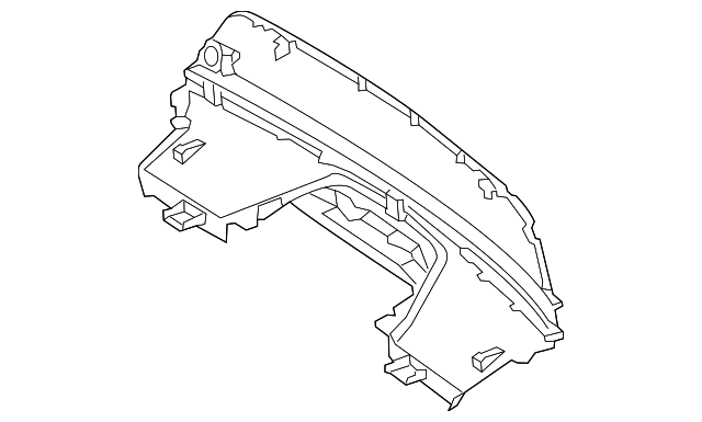 2012-2019 Mercedes-Benz Cover Grille 166-885-07-53 | Mercedes-Benz Parts