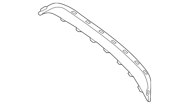 166-885-09-01 - Lower Molding 2013-2016 Mercedes-Benz | Mercedes-Benz ...