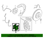 Genuine BMW 34-10-6-889-266 | Brake Pads Set - Front | FREE Shipping on ...