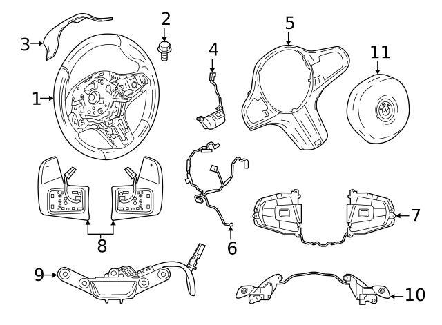 61-31-7-854-520 - Switch - 2018-2022 BMW | Buy BMW Parts Now