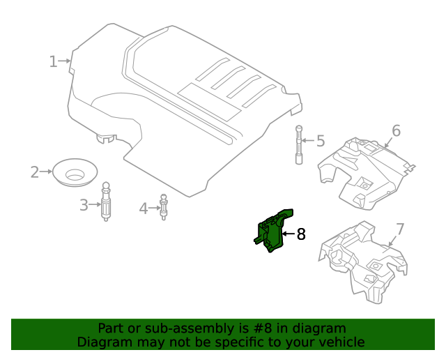 2018-2019 Land Rover Discovery Sport Insulator LR106461 | JaguarParts.com