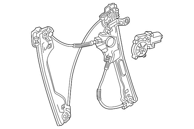 2014-2020 Chevrolet Impala Front Passenger Side Power Window Regulator ...