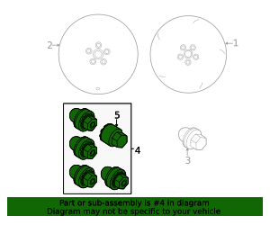 2020-2023 Land Rover Wheel Lock Kit LR137573 | OEM Parts Online