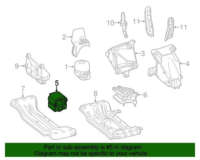 212-240-04-18 - Trans Mount 1998-2017 Mercedes-Benz | Mercedes-Benz USA ...
