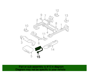 39993744 - Seat Switch - 2005-2014 Volvo | Volvo OEM Parts Direct