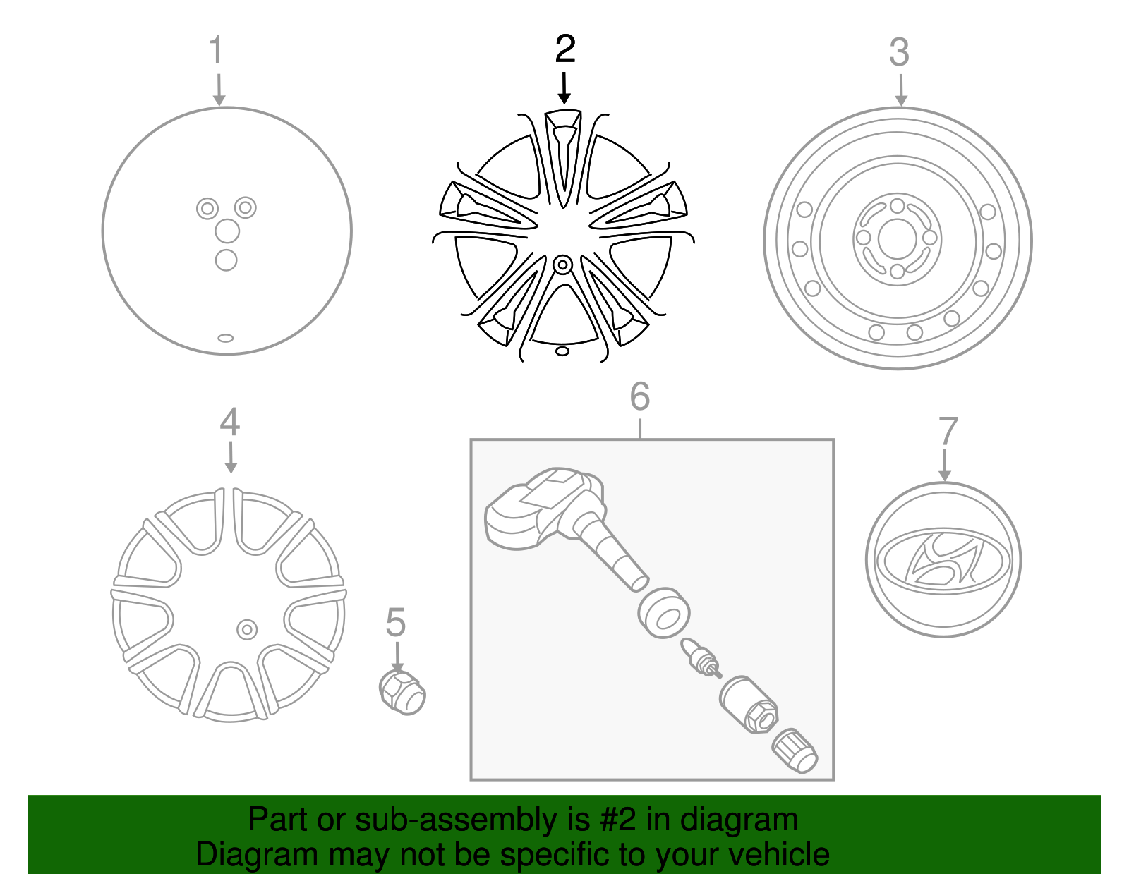 2013-2016 Hyundai Genesis Coupe Wheel, Alloy 52910-2M320 | OEM Parts Online