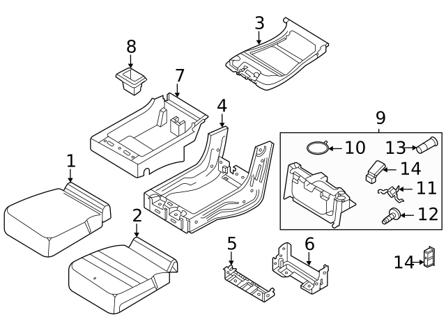 2015-2023 Ford Front Bracket FL3Z-96625A80-B | Karl Kustoms OEM Parts