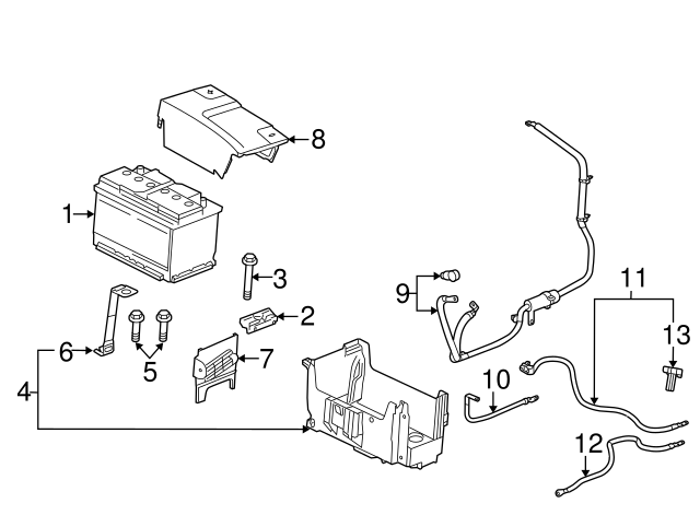 2015-2019 Chevrolet Impala Battery Current Sensor 13585479 | OEM Parts ...