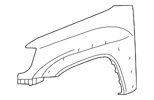 53812-04100 - Fender 2005-2015 Toyota Tacoma | Longo Toyota Parts