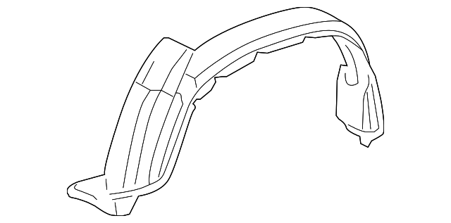 53806-04030 - Fender Liner - 2012-2015 Toyota Tacoma | OEM Genuine ...