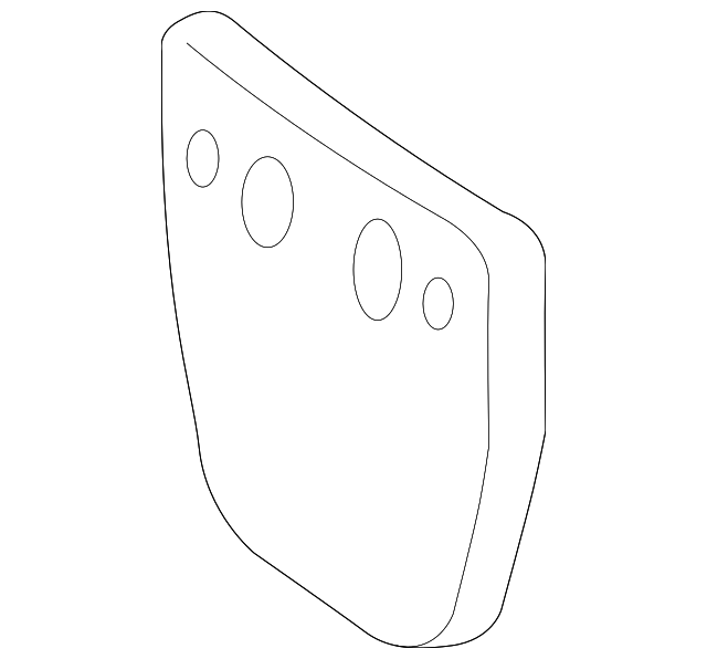 2012-2015 Toyota Tacoma Pad 53851-04060 | Toyota Parts Center