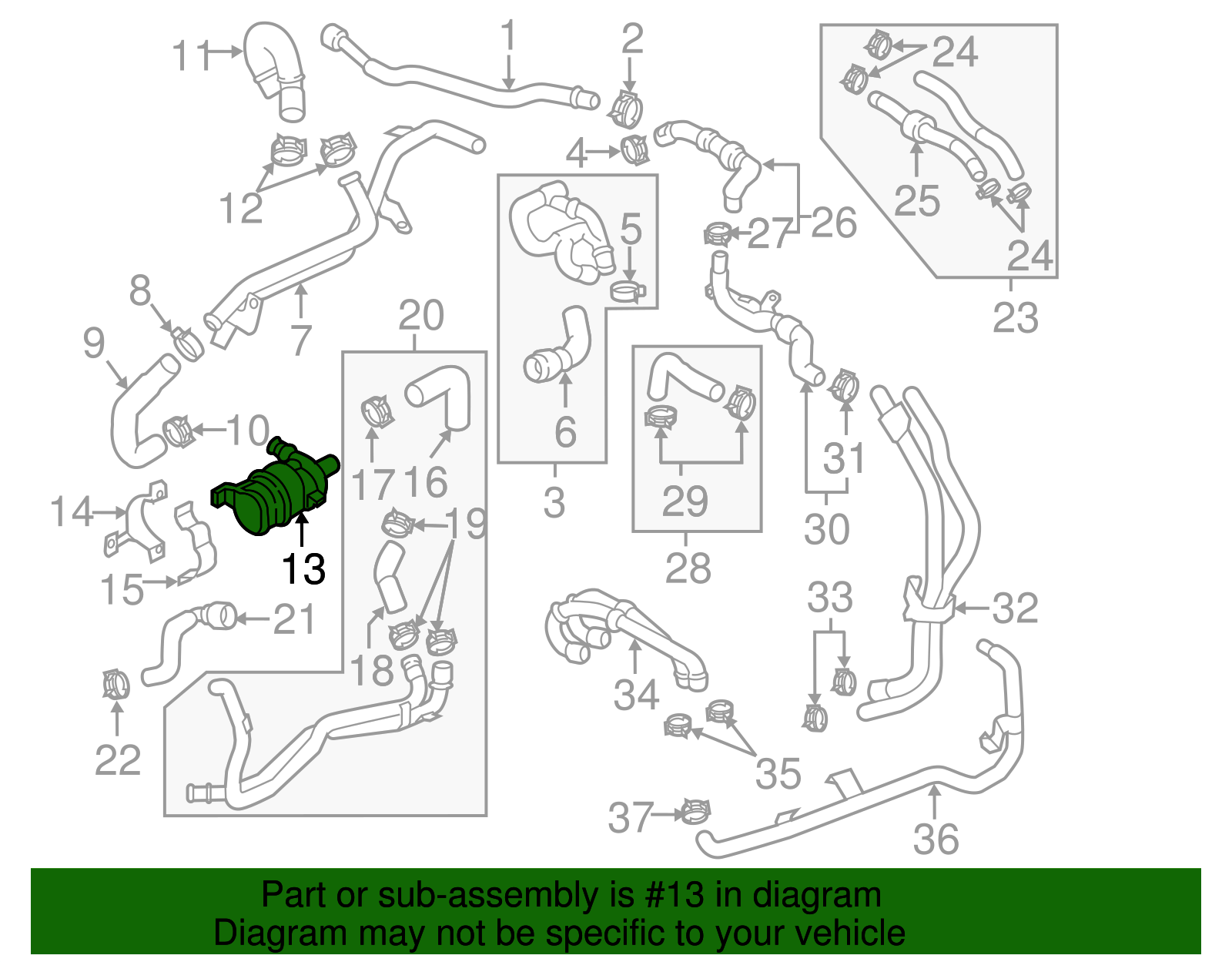 2011-2018 Porsche Auxiliary Pump 958-606-567-00 | Sunset Porsche Parts