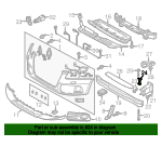 8R0-807-333-A - Bumper Impact Bar Brace 2013-2017 Audi | Audi OEM Parts