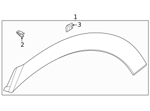 2021-2024 Genesis GV80 Garnish Assembly Quarter Side Right-hand 87742 ...