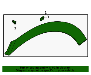 2021-2024 Genesis GV80 Garnish Assembly Quarter Side Right-hand 87742 ...