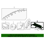 78910-T20-A80ZA - Knee Air Bag 2022-2024 Honda Civic | Honda Parts Online