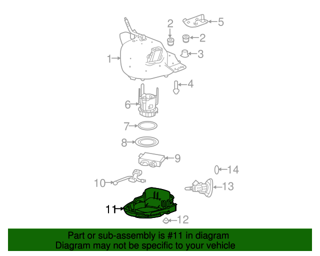 2018-2019 GM Emission Reduction Fluid Tank Protector 84337709 ...