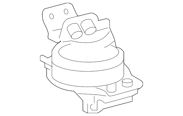 2010-2022 Toyota Rear Mount 12371-0S040 | OEM Parts Online