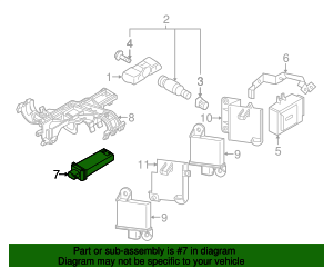 955-606-101-00 - Tire Pressure Monitoring System Antenna 2008-2013 ...