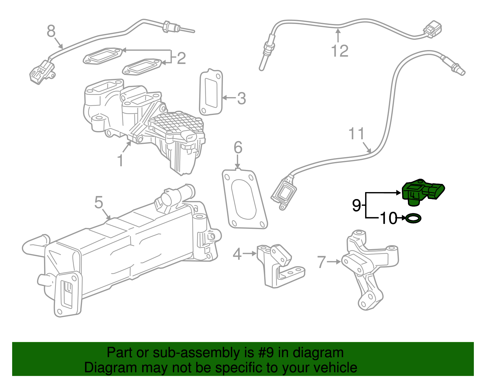 2010-2023 GM M.A.P Sensor 25203477 GM | GMPartsDirect.com