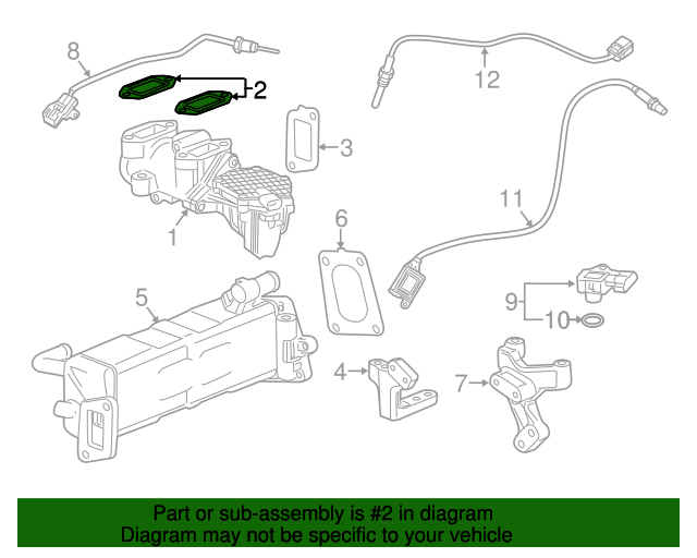 2010-2016 GM Valve Gasket 12635466 | TascaParts.com