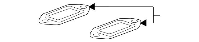 2010-2016 GM Exhaust Gas Recirculation (EGR) Valve Gasket 12635466 GM ...