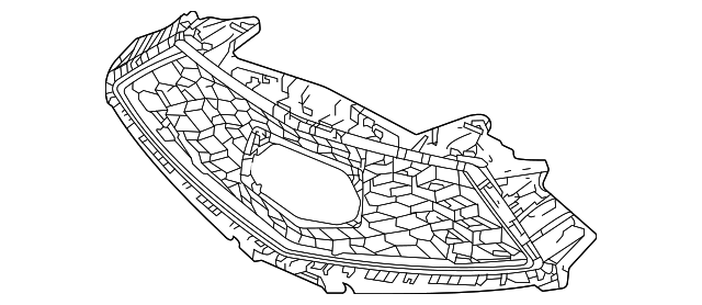 Genuine OEM Acura - Grille Part# 71200-TGV-A10 | Acura Parts For Less
