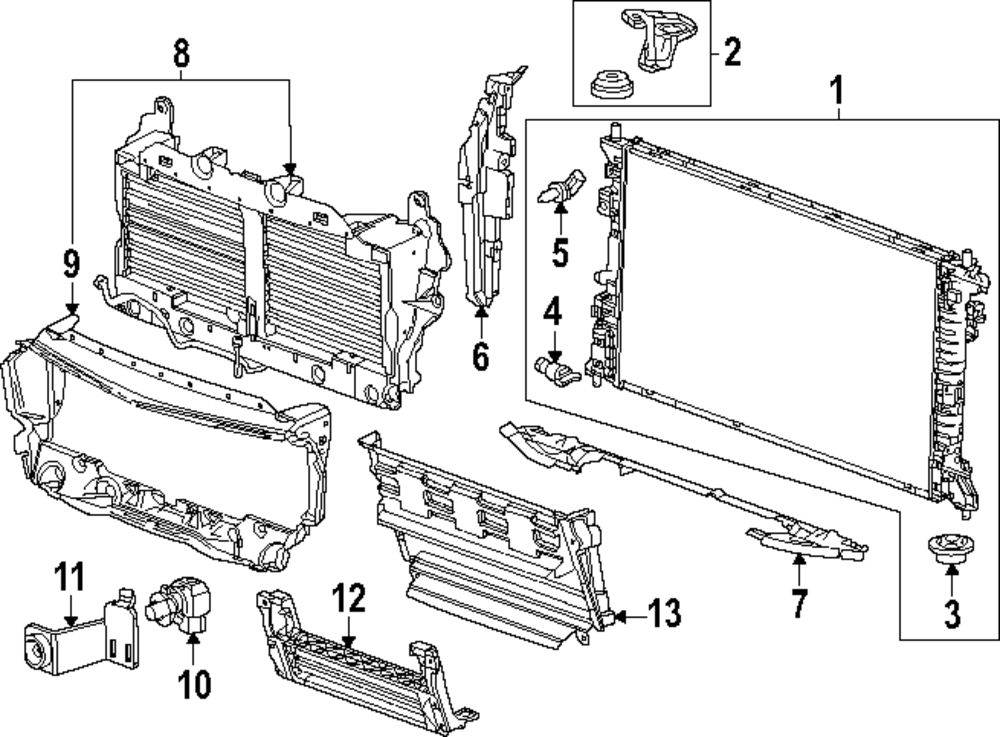 2023-2025 GM Shutter Assembly 86819926 GM | GMPartsDirect.com