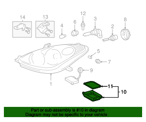 2003-2004 Lexus Cover 90075-67002 | SSL Parts