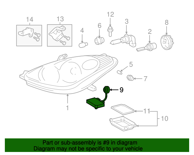 Lexus OEM Control Module Part# 81107-33460 | OEM Vehicle Parts