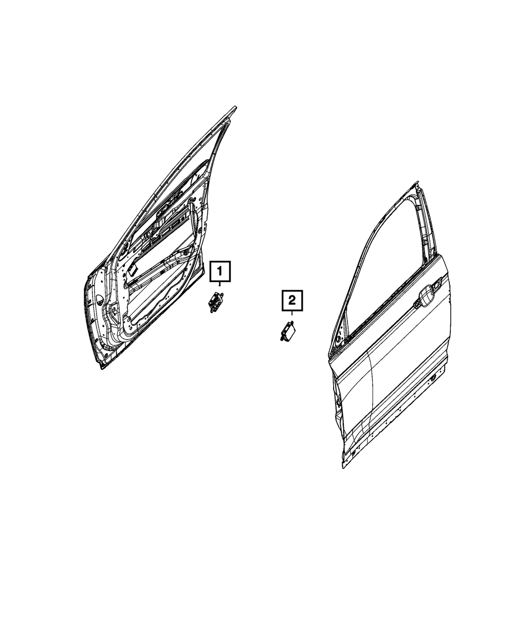 2021-2024 Jeep Door Module 68203033AK | My Mopar Parts