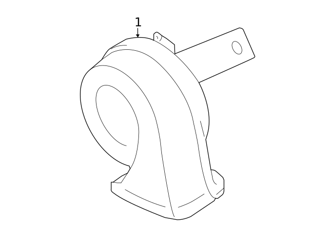 25620-6RR1A - Low Note Horn 2020-2024 Nissan Rogue | Nissan Parts ...