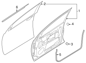 2012-2021 Nissan Belt Molding 80820-1PA0A | OEM Parts Online