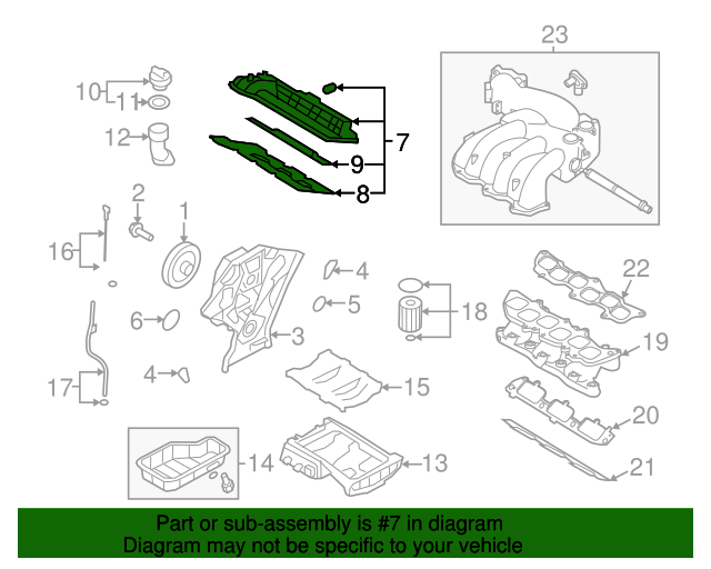 22420-3C400 - Valve Cover 2007-2009 Kia Sorento | Kia.Parts Store