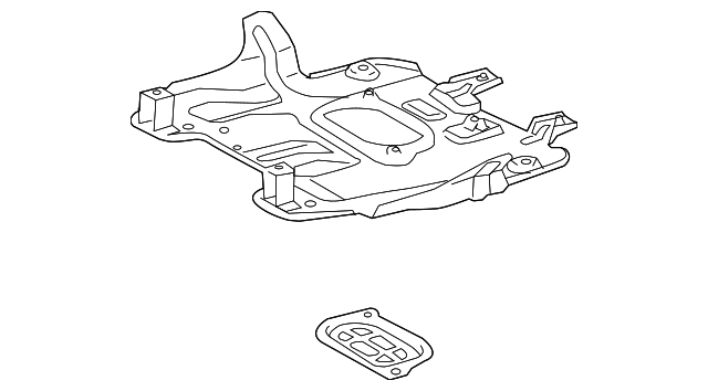 51450-60050 - Under Cover 2010-2023 Lexus GX460 | Longo Lexus Parts