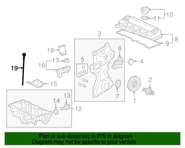 15650-RNA-A00 - Dipstick 2006-2022 Honda | Honda Parts Online