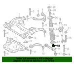 31106768887 - 2010-2023 BMW Lower Control Arm Retainer Nut (31-10-6-768 ...